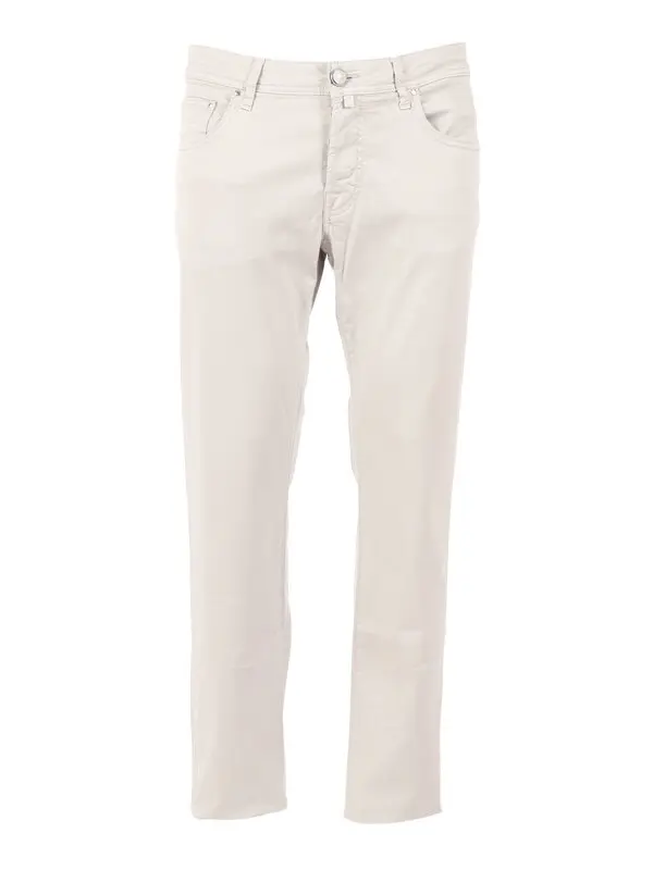 Jacob Cohen Slim Fit Nick Pants - White