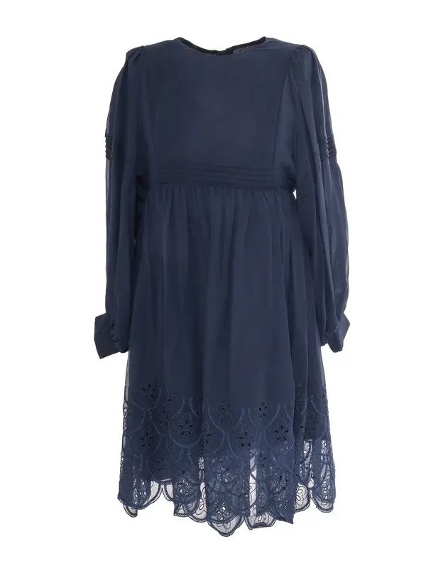 Chloé Ceremony Dress - Blu