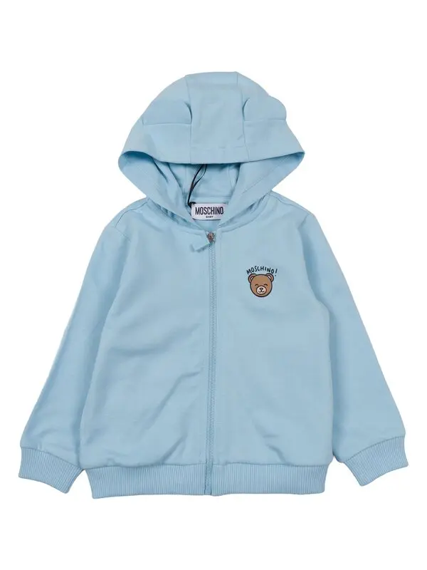 Moschino Zipped Fleece Hoodie