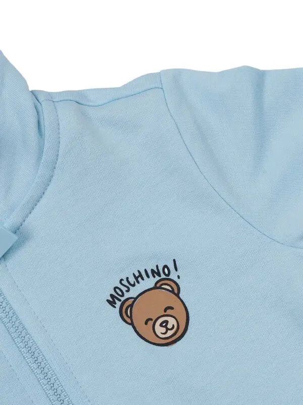 Moschino Zipped Fleece Hoodie