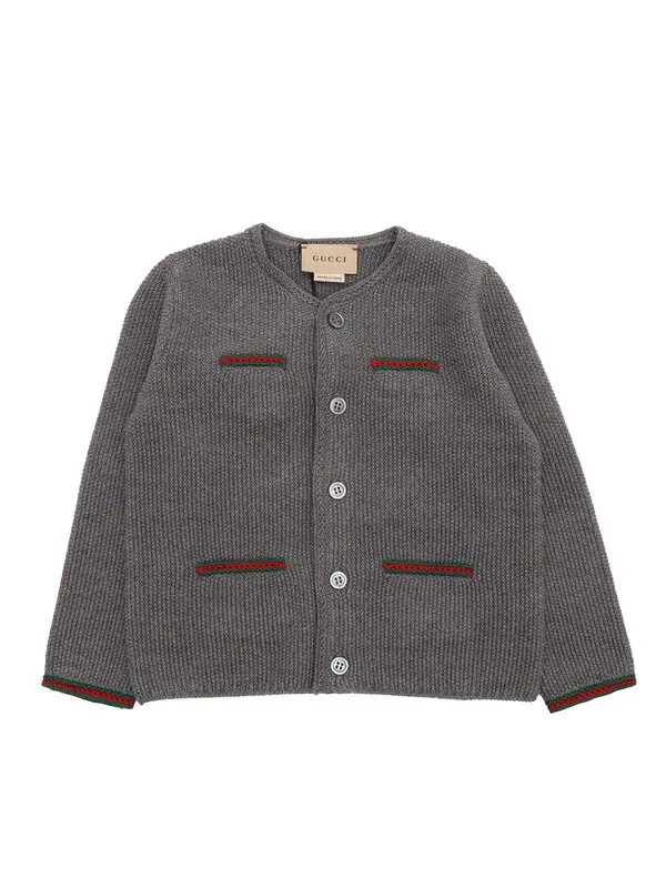 Gucci B L/s Cardigan Wo Moss St W/we - Other
