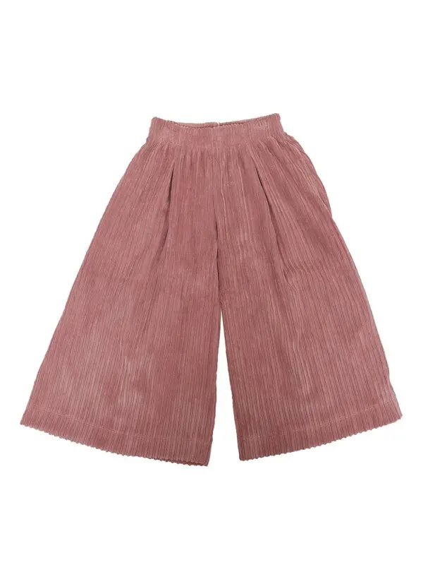 MAGIL Wide Leg Velvet Trousers