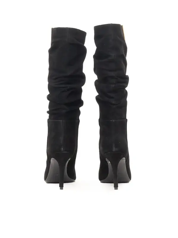 VIA ROMA 15 Arricciati 3/4 Boots - Red