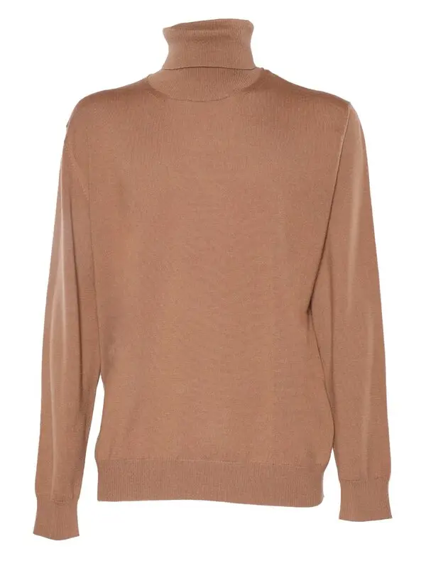 BALLANTYNE Turtleneck Pullover - Red