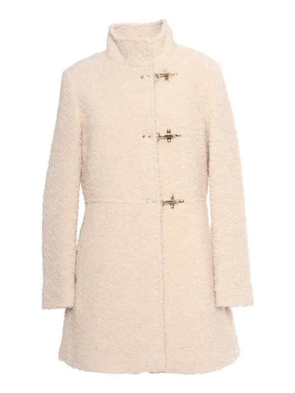 FAY Virginia 3 Ganci Coat - White