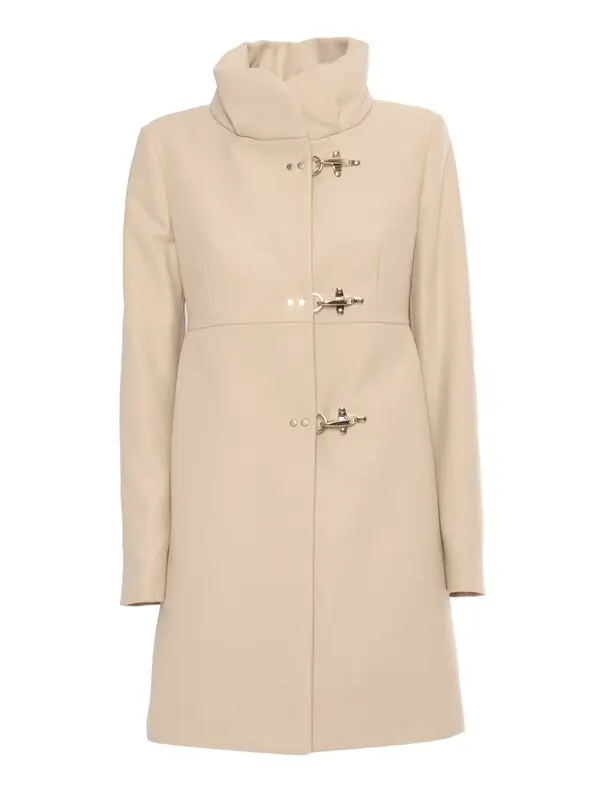 FAY Foderato Romantic Coat - White