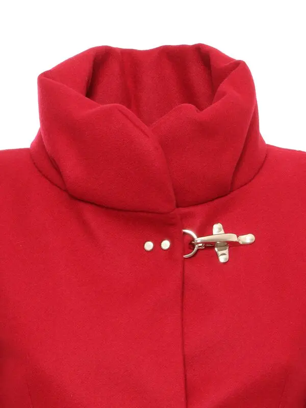 FAY Foderato Romantic Coat - Red