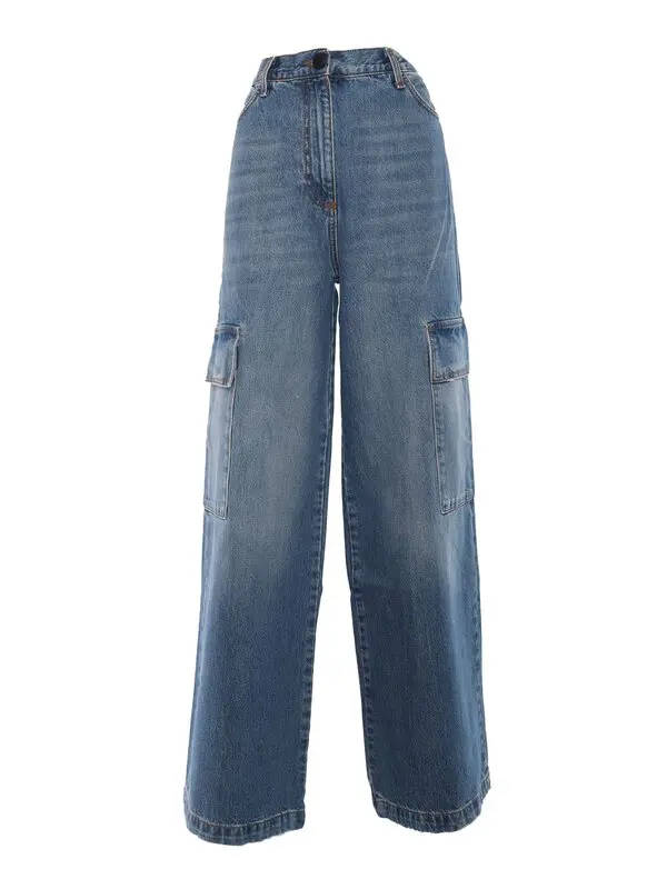 BALLANTYNE Cargo Trousers - Blu
