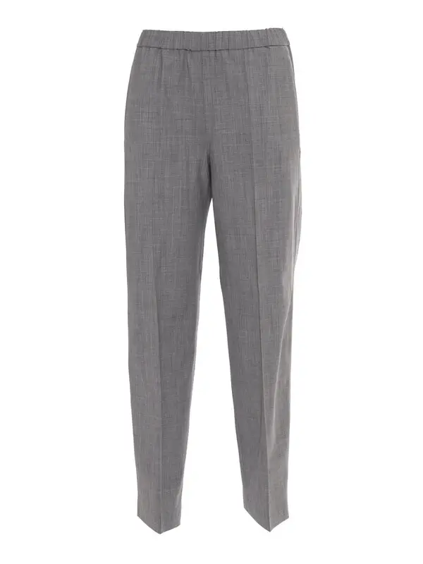 Fabiana Filippi Bistretch Wool Jogging Trousers With Diamante Detail - Other