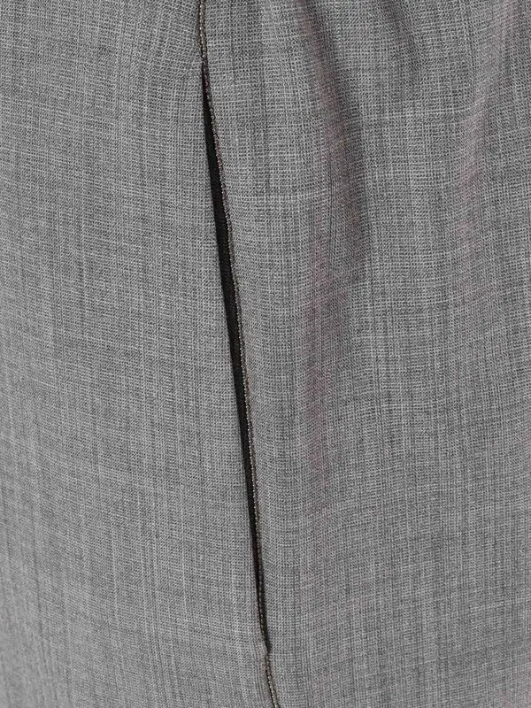 Fabiana Filippi Bistretch Wool Jogging Trousers With Diamante Detail - Other
