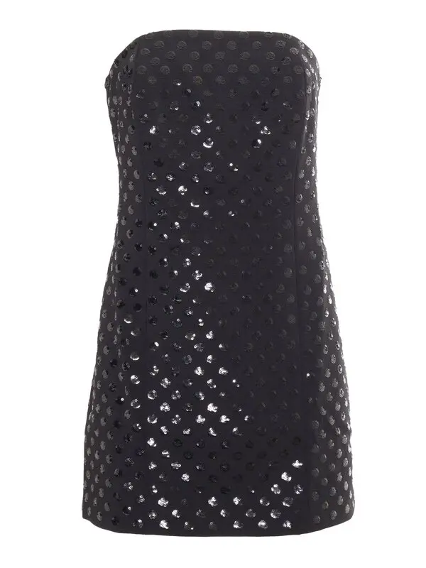 Michael Kors Sequin Dot Mini Dress - Red