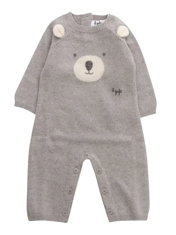 IL GUFO Long Sleeve Knit Romper - Other