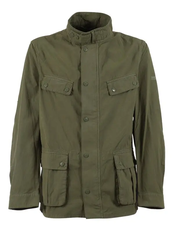 Barbour Garment Dyed Duke Casual Jacket - Green