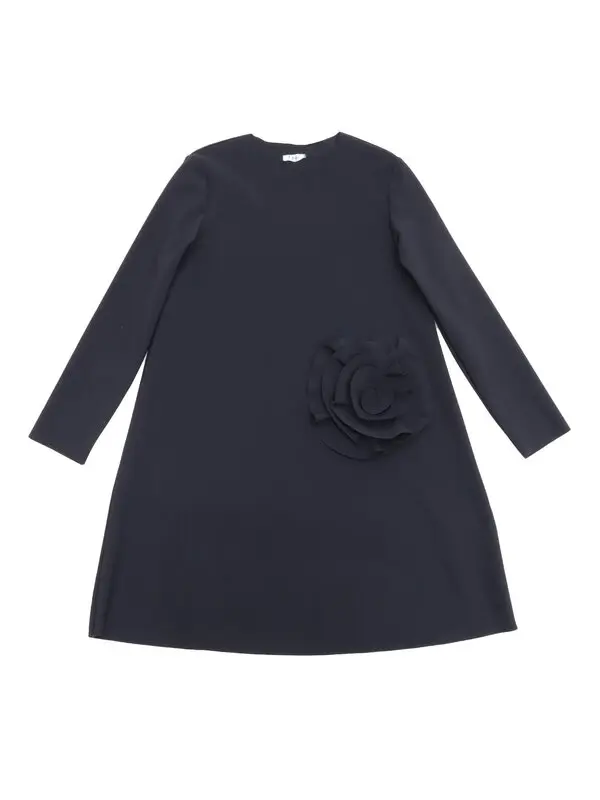 IL GUFO Long Sleeve Dress - Blu
