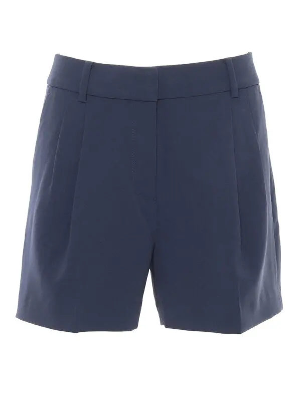 Michael Kors Pleated Shorts - Blu