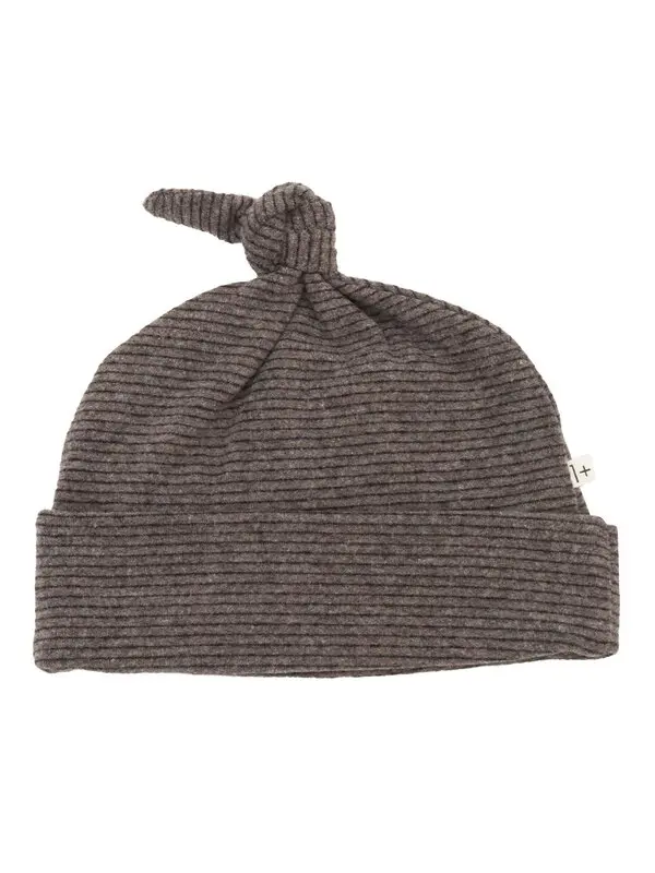ONE MORE IN THE FAMILY Knot Detail Beanie