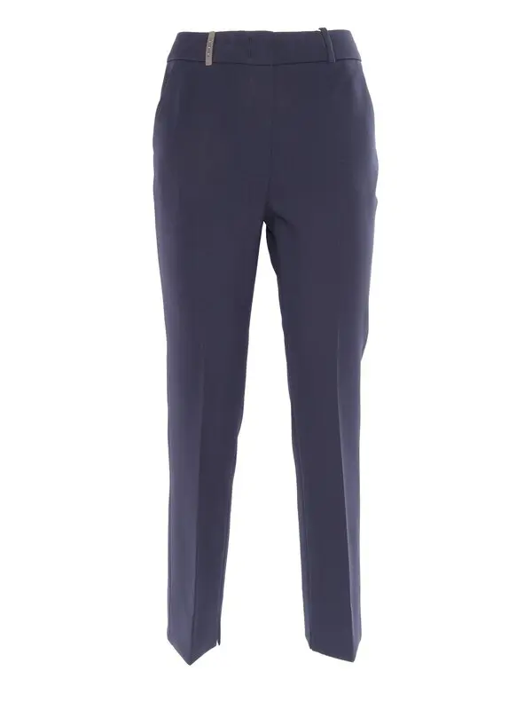 Peserico Trousers - Blu
