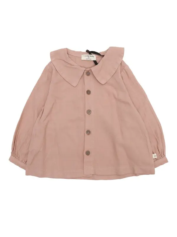 ONE MORE IN THE FAMILY Collared Blouse
