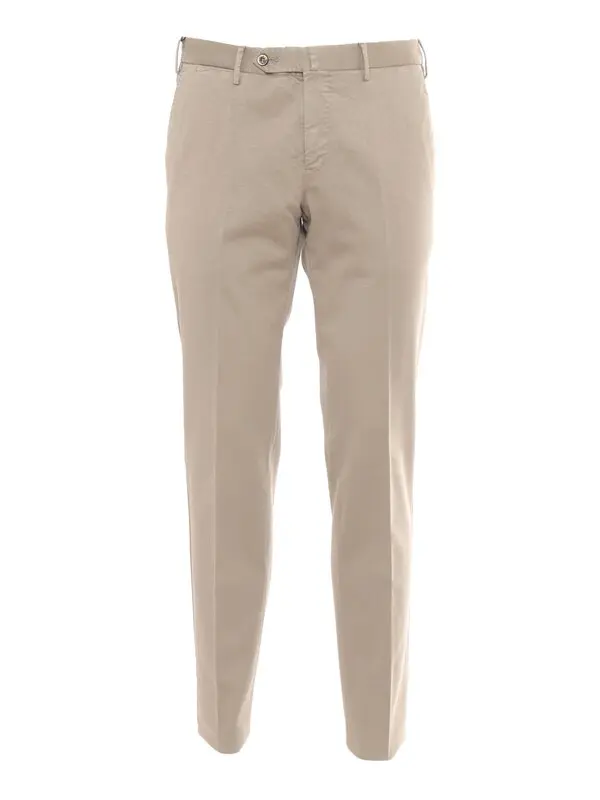 PT TORINO Slim Flat Front Trousers - Other
