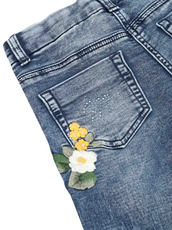 Monnalisa Fleece Denim Jeans