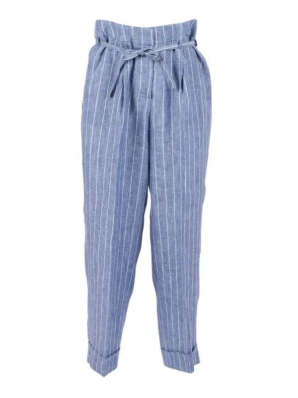 Peserico Trousers - Blu