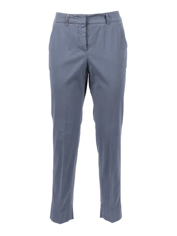 Peserico Trousers - Blu