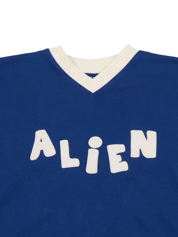 MINI RODINI Alien Appliqué Short Sleeve Tee
