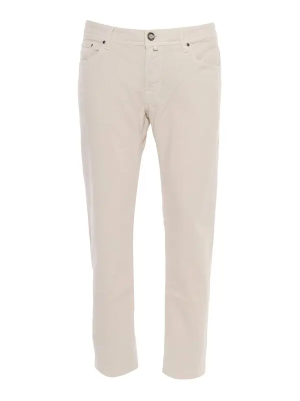 Jacob Cohen Pantalone 5 Tasche - White