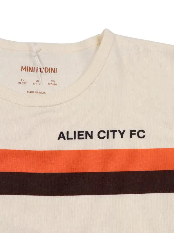 MINI RODINI Alien City Fc 8 Sp Ss Tee