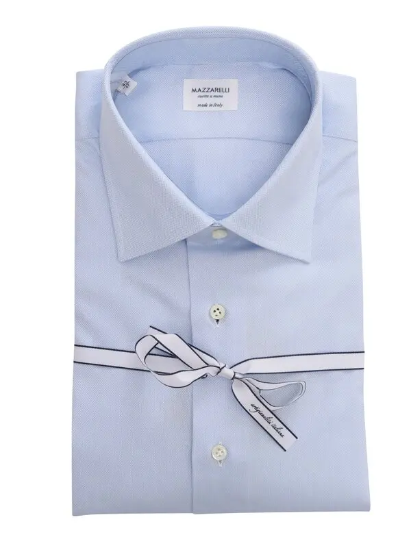 MAZZARELLI CAMICIE Slim Fit Shirt - Blue