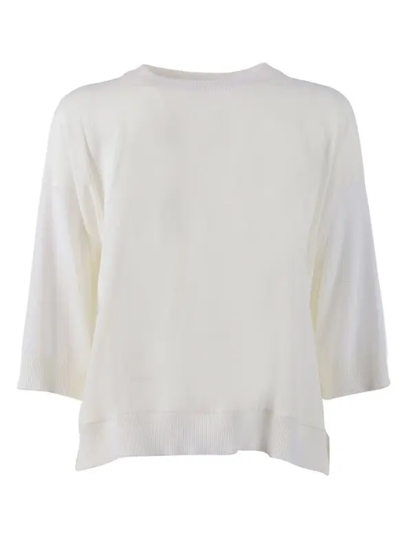 Peserico Knitted Sweater - White