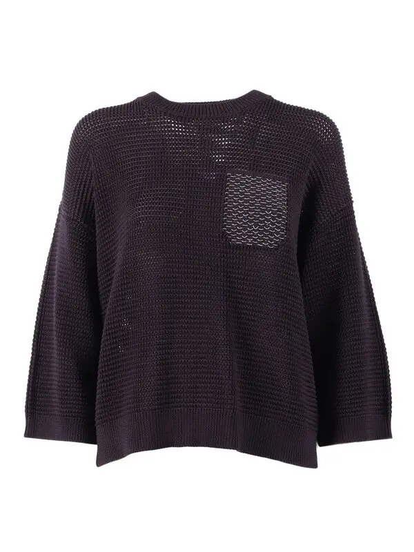 Peserico Knitted Sweater - Blu