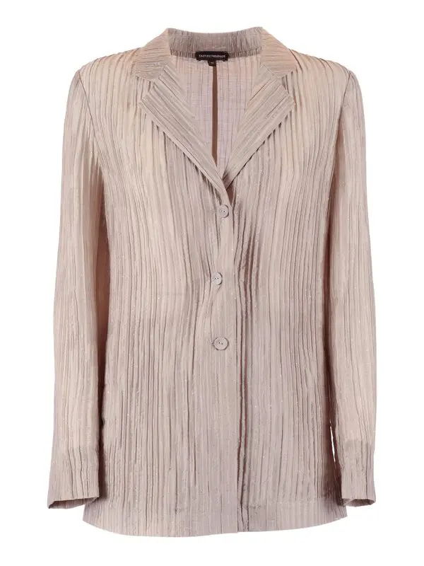 EMPORIO ARMANI WOMAN Textured Blazer - Other