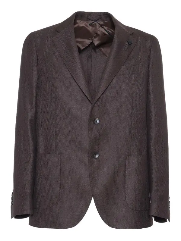 LARDINI Special Line Drop 7 Reg Giacca - Red