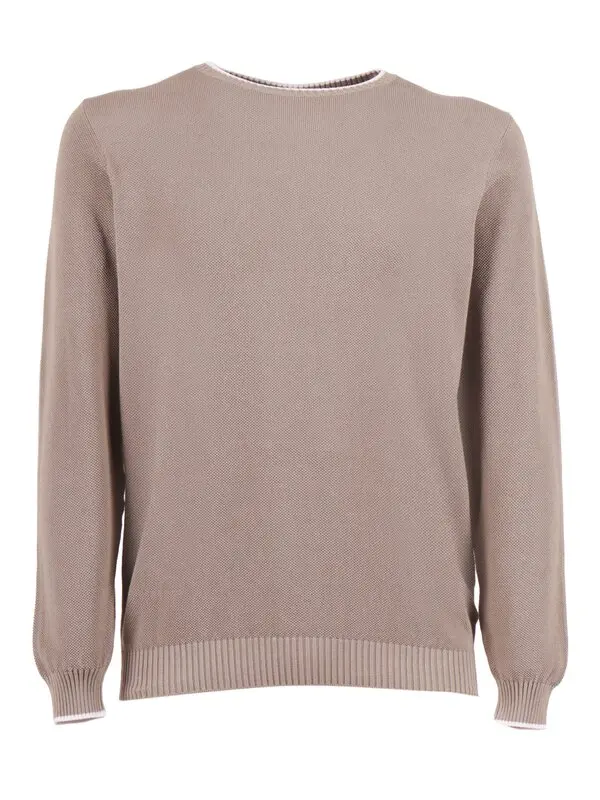 Fedeli Crew Neck Knitted Sweater - Other