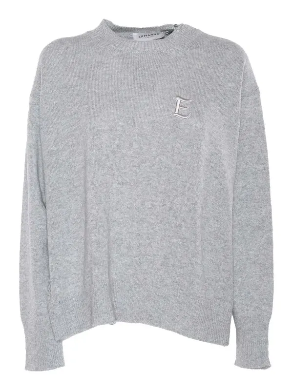 ERMANNO DI E.SCERVINO Knit Top With Applique