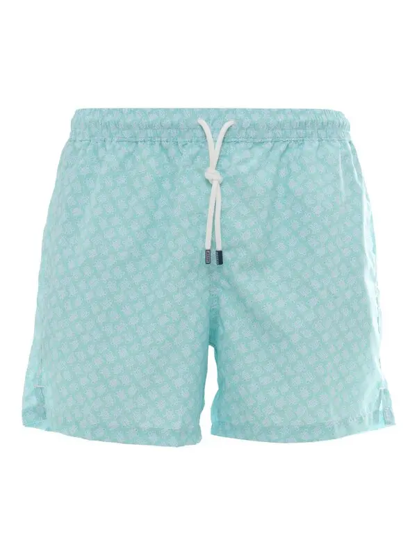 Fedeli Woven Swim Trousers - Blue