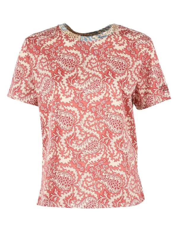 Max Mara Printed T-shirt - Red