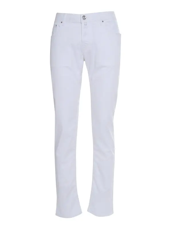 Jacob Cohen Slim Fit Trousers - White