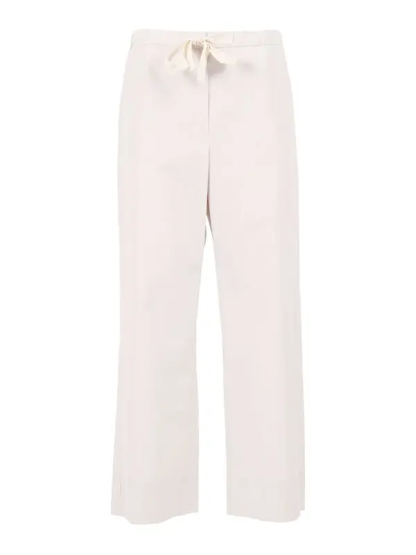 Max Mara Lungo Argento Pantalone - White