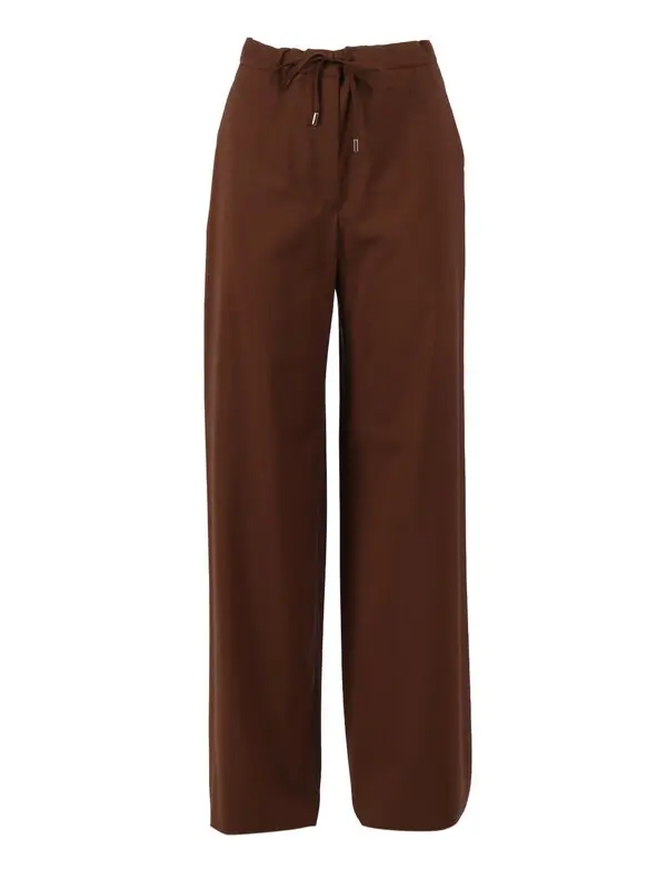 Max Mara Pantalone Lungo Corone - Red