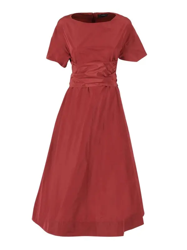 Max Mara Abito Pioppo Dress - Red