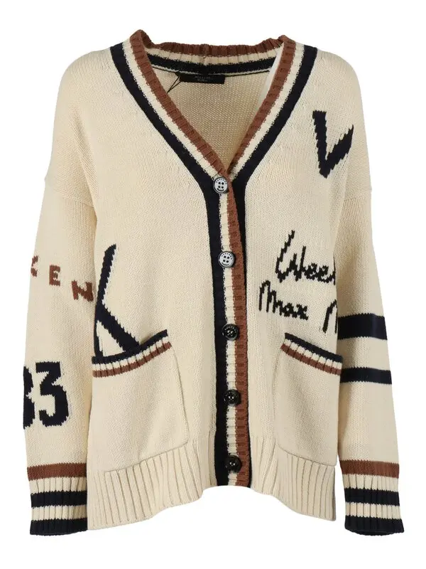 Max Mara Blasone Cardigan - White