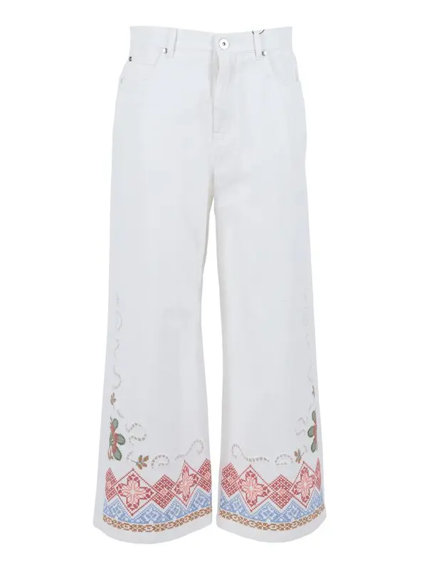 Max Mara Adunco Long Pants - White