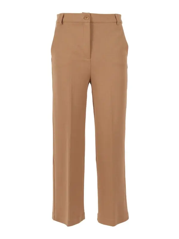 Max Mara Abano Jersey Pant - Red