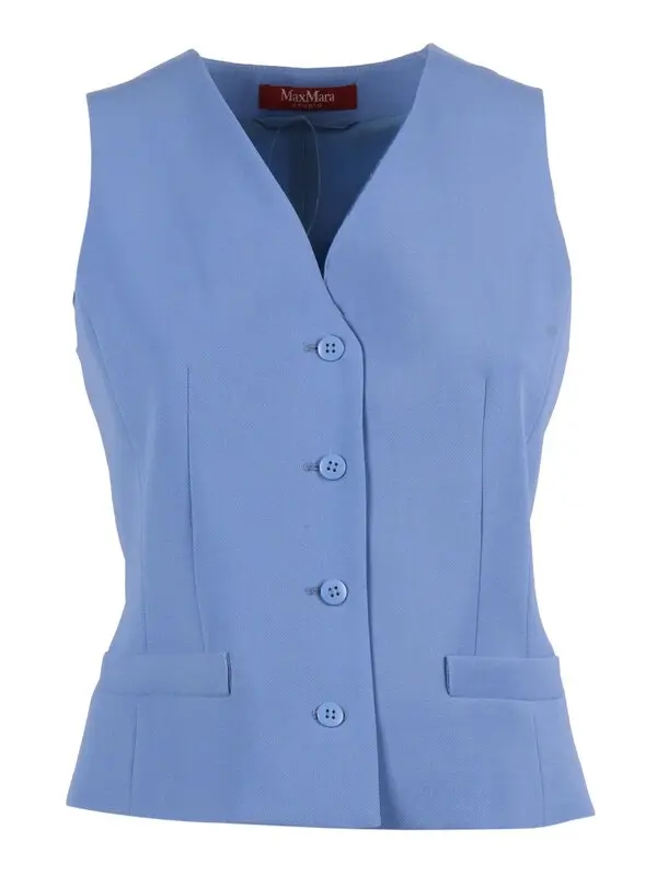 Max Mara Madia Gilet - Blue