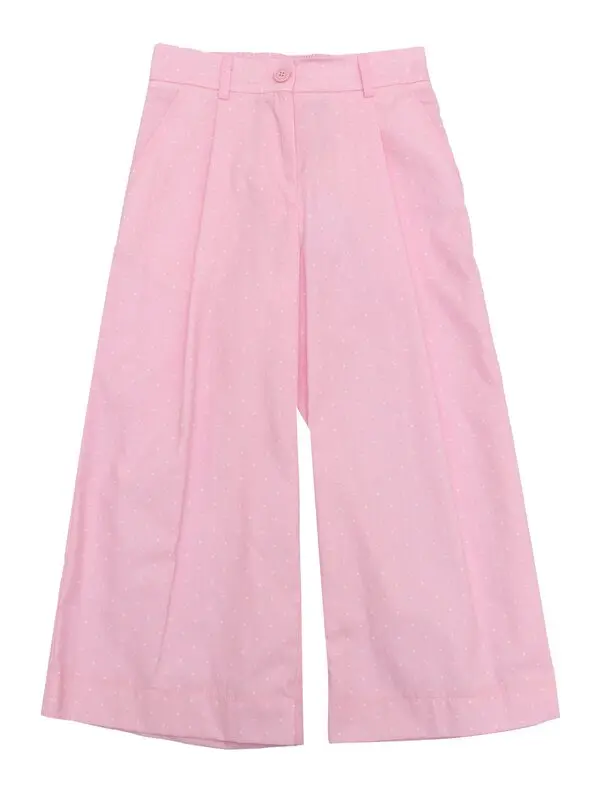 Monnalisa Cropped Poplin Trousers