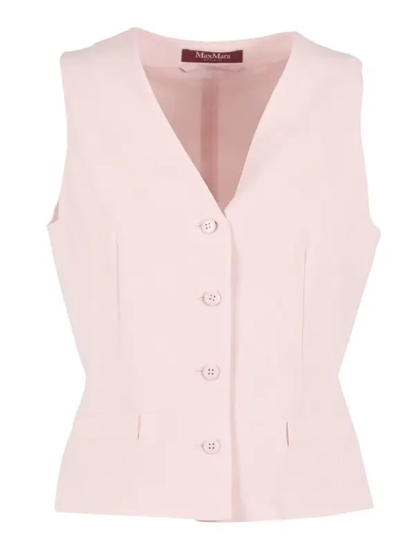 Max Mara Madia Gilet - Red