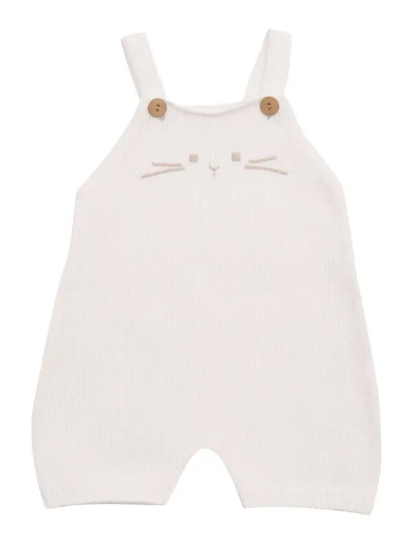 TEDDY & MINOU Completo Tricot+body - White