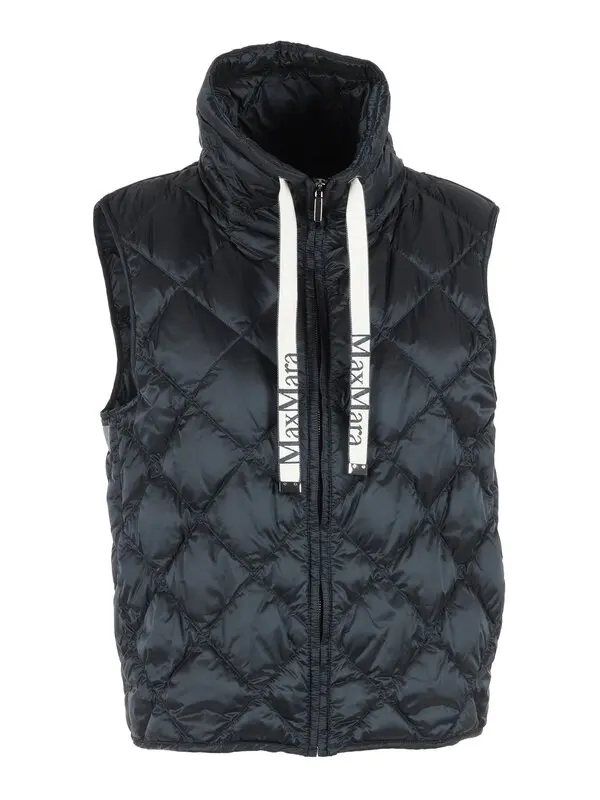 Max Mara Padded Gilet - Blu